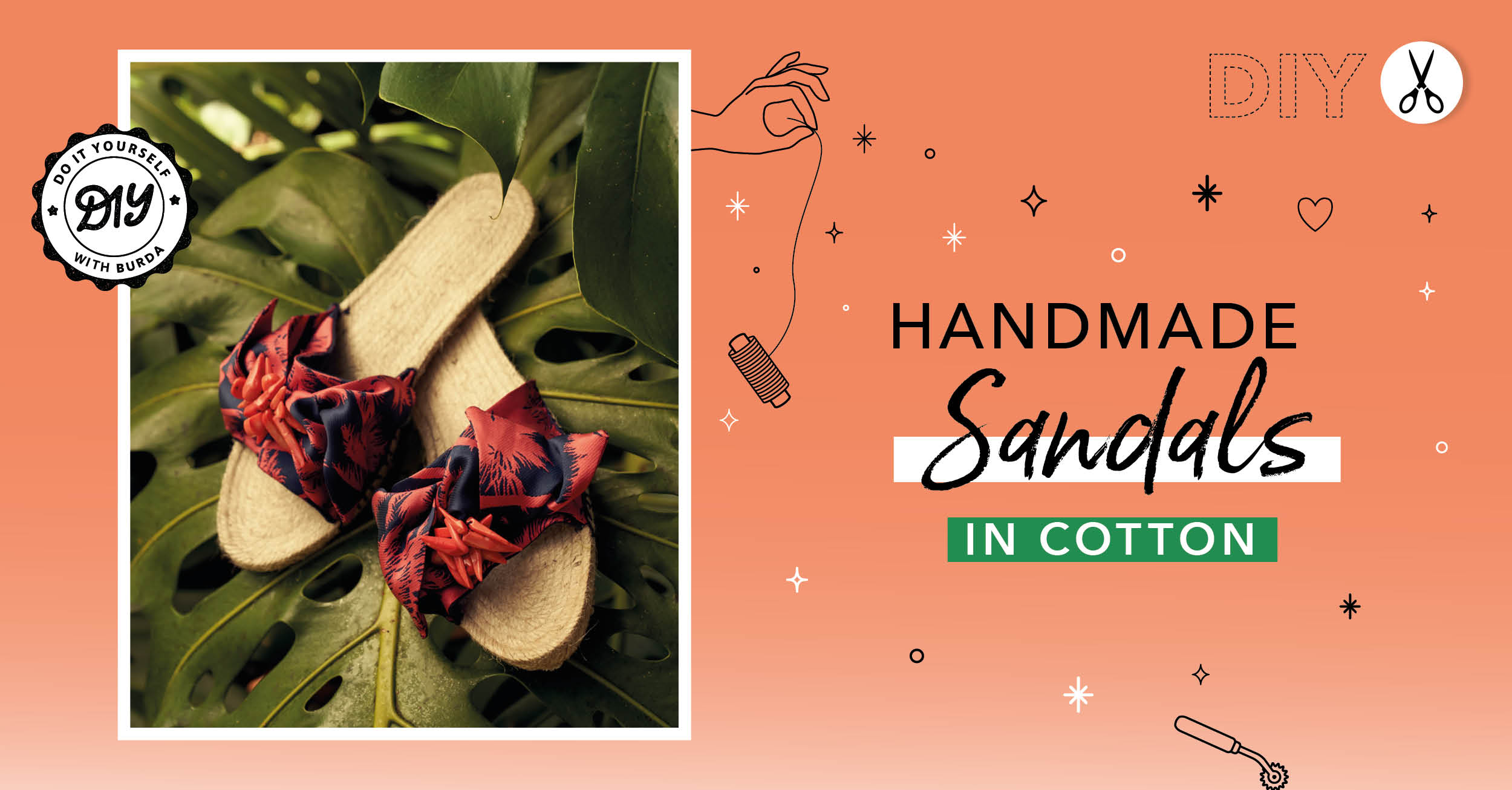 DIY: Sew Your Own Sandals for Summer | BurdaStyle.com