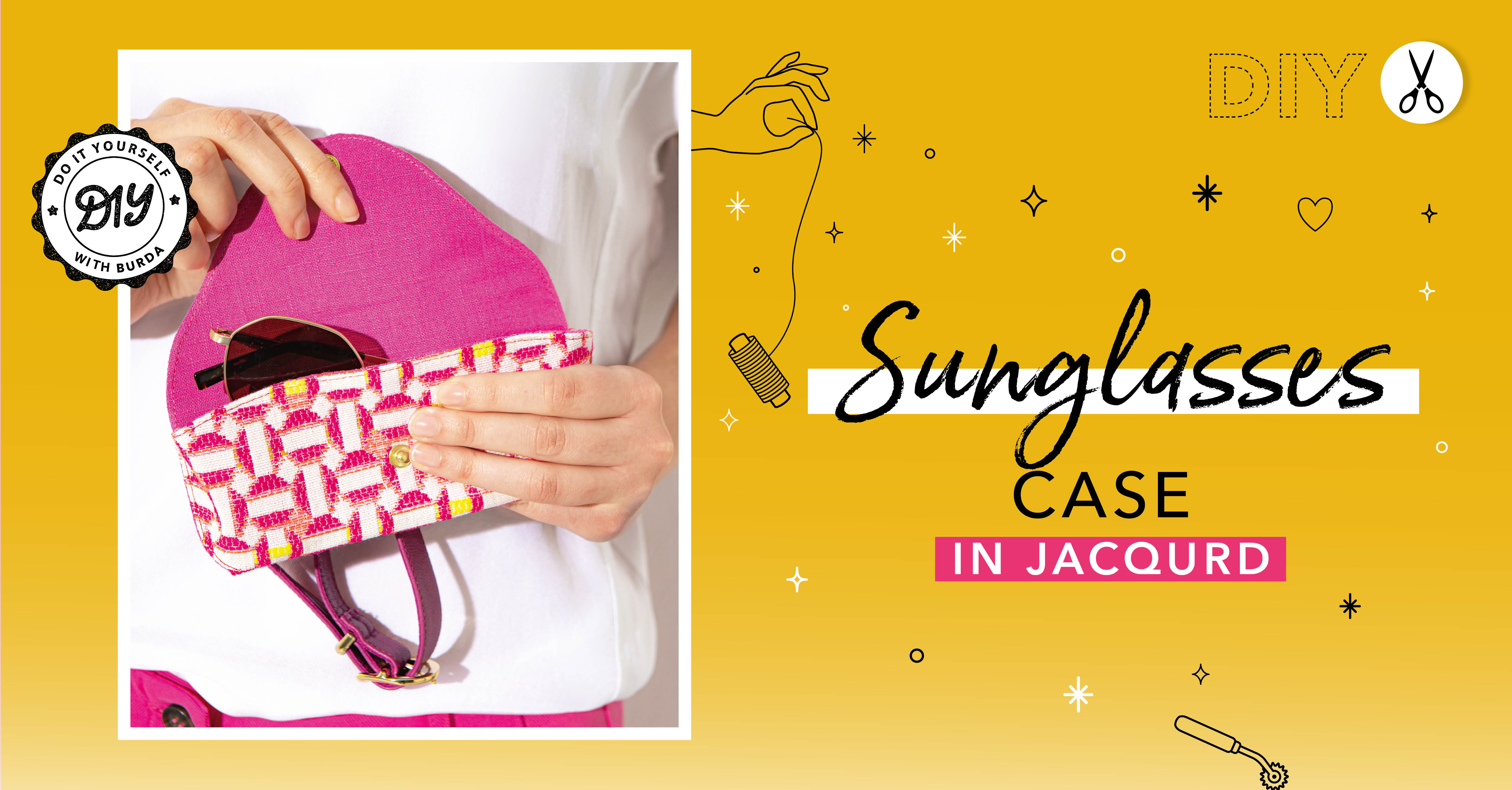 DIY: Sew a Glasses Case for Summer | BurdaStyle.com