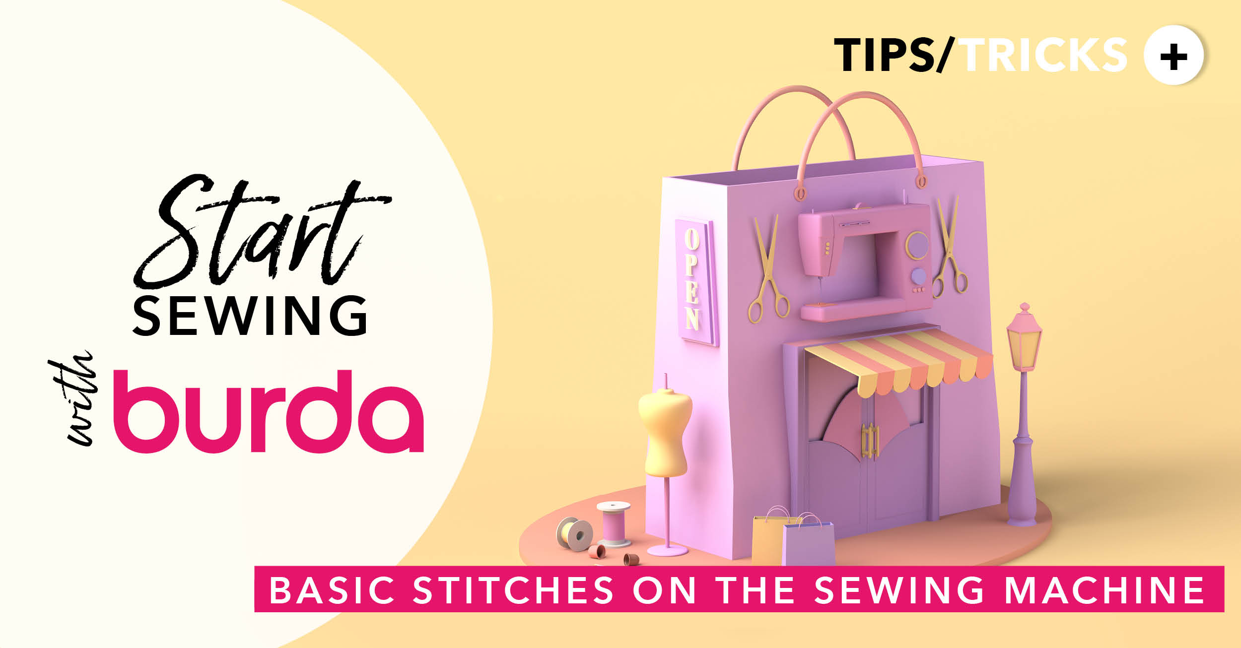Start Sewing With Burda: Basic Sewing Machine Stitches and How to Use ...